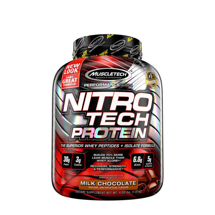 MUSCLETECH™ NITRO-TECH™ Performance Series Chocolate (4lb) | Lazada PH