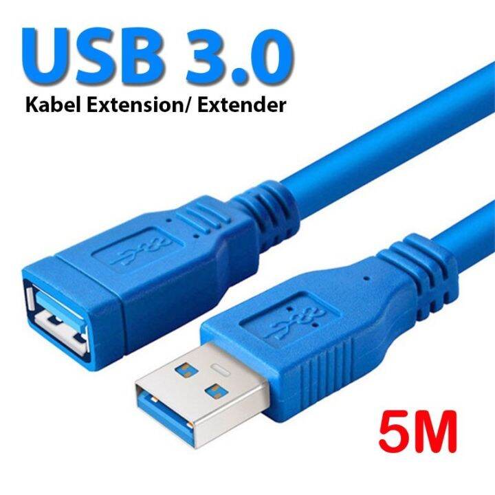 Cable usb A 3.0 extension NB 5 meter Am-Af 5Gbps - kabel usb3.0 male ...