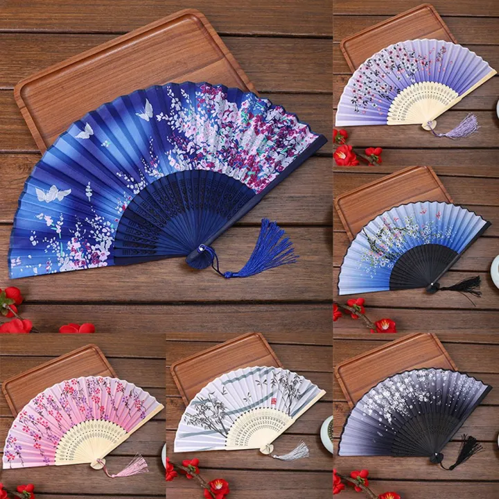 PWD0442 High Quality Art Gifts Summer Chinese Style Hand Held Pattern ...