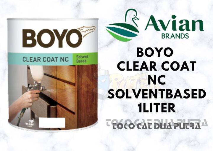 Boyo Clear Coat NC Solvent Based 1Liter | Lazada Indonesia