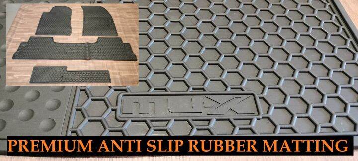 ISUZU MUX 2014 2015 2016 2017 2018 2019 2020 PREMIUM ANTI SLIP RUBBER ...