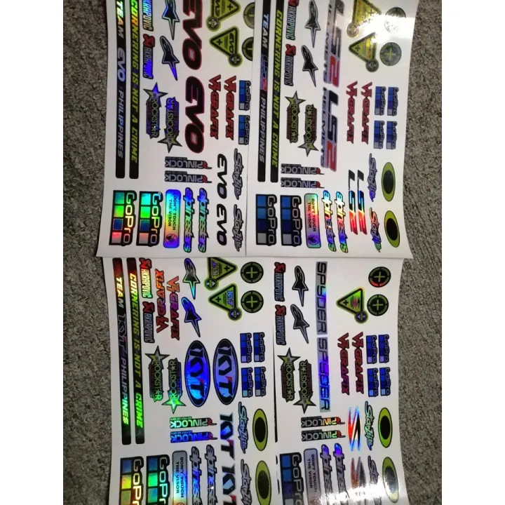 Hologram Helmet Visor Sticker | Lazada PH