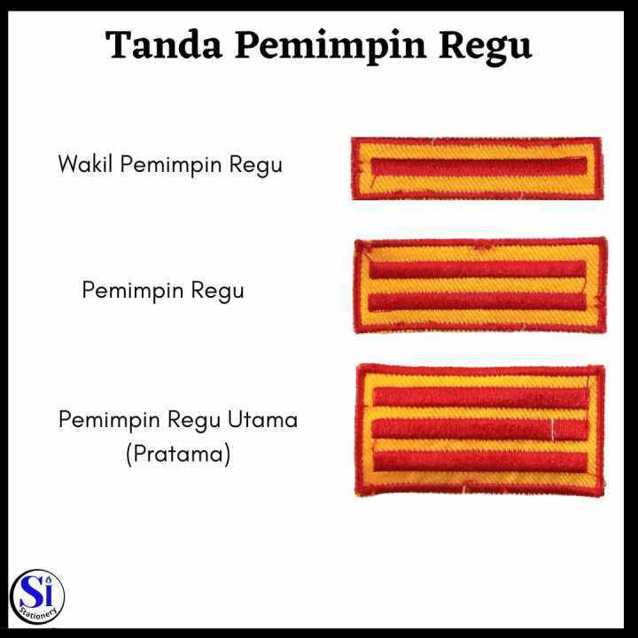 Badge Tanda Pemimpin Regu Warna Merah | Lazada Indonesia