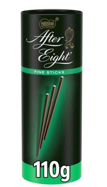 After Eight Dark Chocolate Mint Sticks กลิ่นมินต์สดชื่น BBF 30/04/24 ...