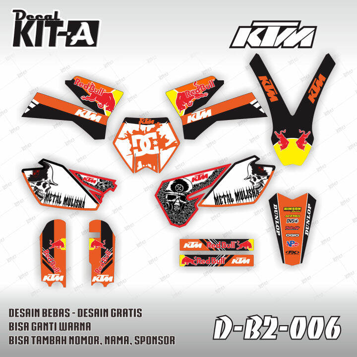 Decal Stiker Ktm 85 Dekal Striping Sticker Ktm 85 B2-006 | Lazada Indonesia