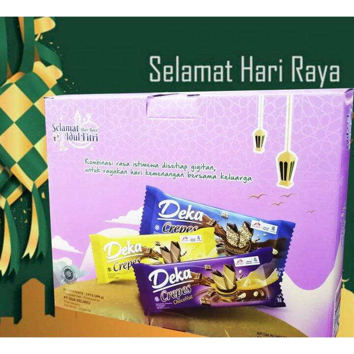 Deka Crepes Gift Box 270g Dua Kelinci Edisi Lebaran Idul Fitri | Lazada ...