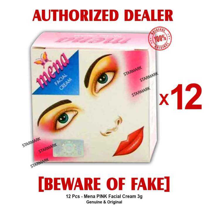 Mena Cream Creams PINK 3g Mena Facial Cream Creams PINK 3g Authentic ...