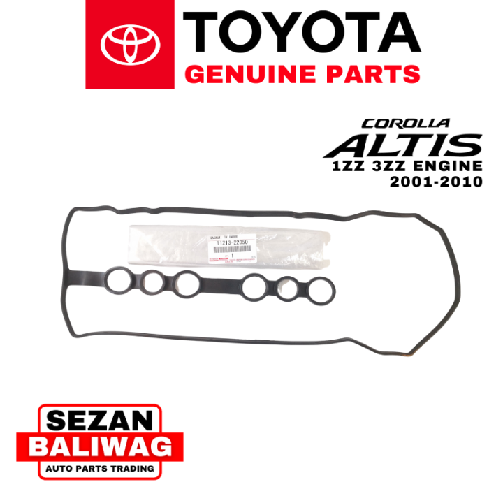 ORIGINAL TOYOTA VALVE COVER GASKET COROLLA ALTIS 2000-2014 11213-22050 ...