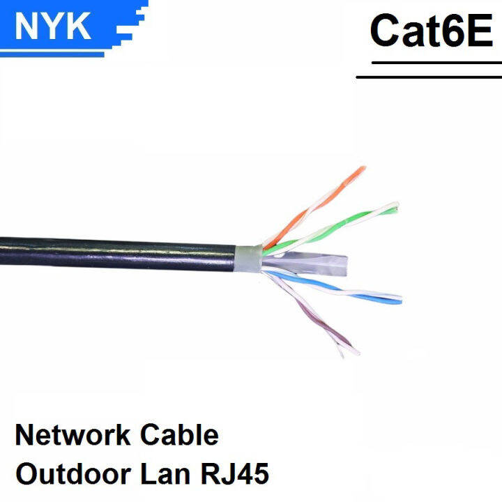 NYK Kabel Lan UTP Outdoor Cat6E Ethernet / Internet Cable | Lazada ...
