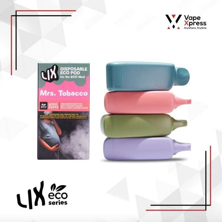 LIX ECO Pod 6000 Puffs (POD ONLY DEVICE SOLD SEPARATELY) FlavorBoost™ 2 ...