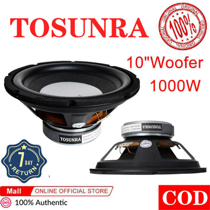 TOSUNRA 10 inches speaker 1000W Audio speaker Subwoofer amplifier ...