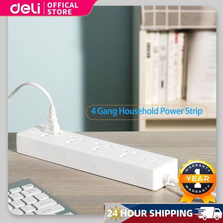 Deli Power Extension Socket Universal Socket Extension Cord Plug ...