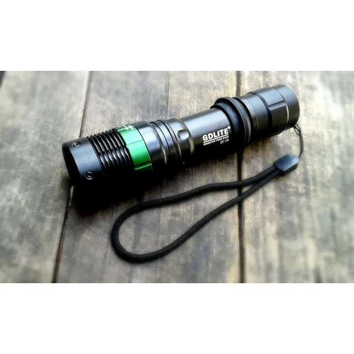 Adjustable Rechargeable Flashlight COD CREE LED Police Rechargeable ...