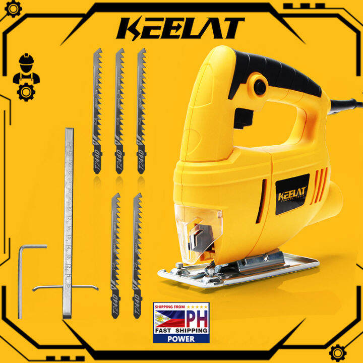 KEELAT 750W Electric Jig Saw Power Tools Carpenter Tools Wood Set ...