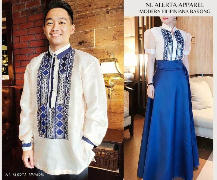 MODERN FILIPINIANA BARONG FOR MEN AND WOMEN | Lazada PH