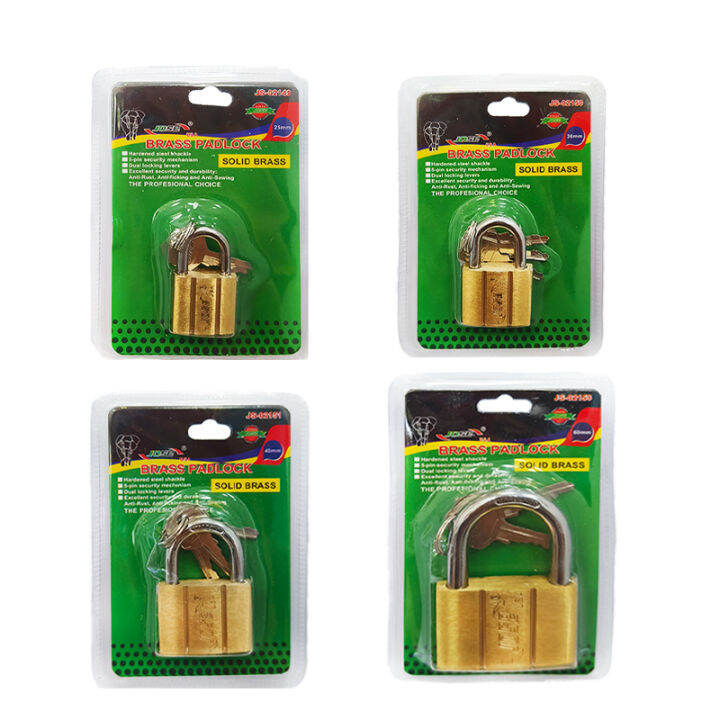 jose Square Circle Padlock Heavy Duty (Short) brass padlock | Lazada PH