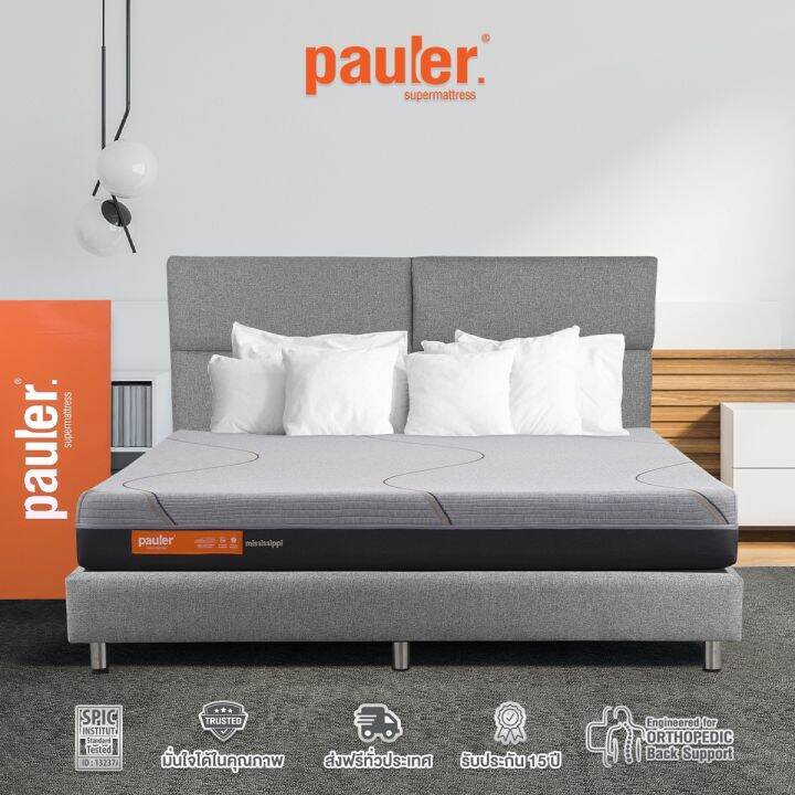 Pauler ที่นอนในกล่อง Visco UHD Foam-® โอบอุ้มสรีระ ลดสาเหตุการเกิด ...