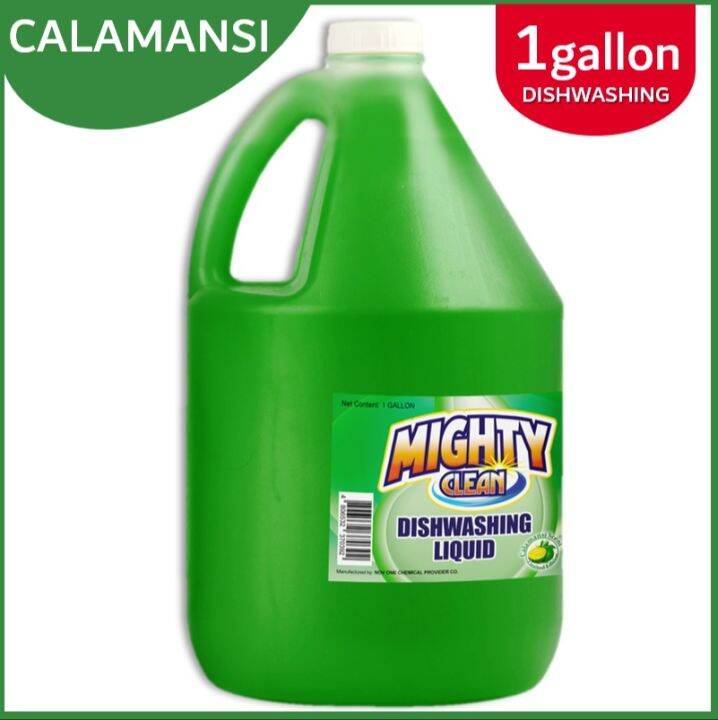 Mighty Clean Dishwashing Liquid Calamansi - (dwl green) - 1 GALLON ...