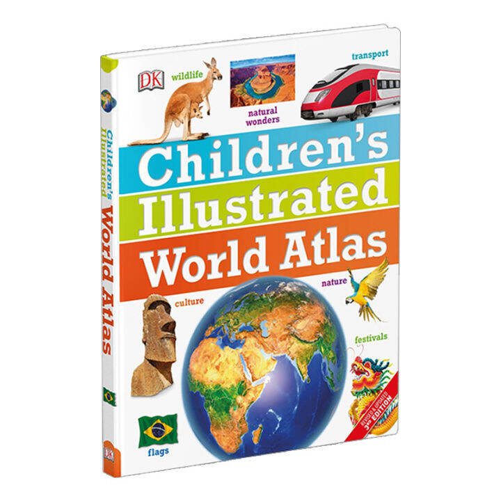 Original English version Children's Illustrated World Atlas DK series Children's Illustrations ...