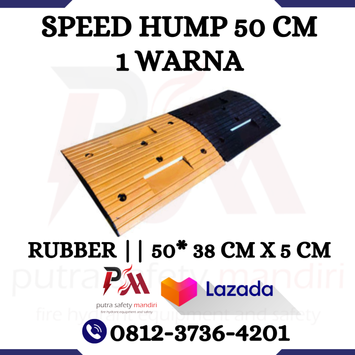 RUBBER KARET POLISI TIDUR JALAN RAYA KESELAMATAN LALU LINTAS SPEED HUMP ...