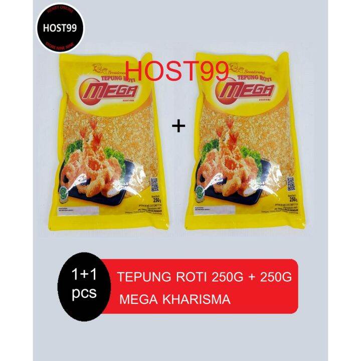 TEPUNG ROTI KASAR TEPUNG PANIR NUGGET BREAD CRUMB MEGA 500GR | Lazada ...