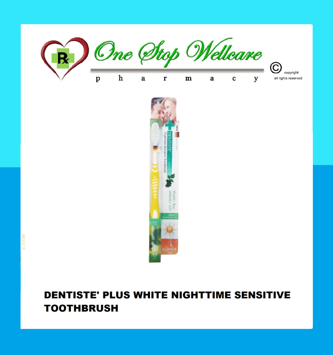 DENTISTE PLUS WHITE NIGHTTIME SENSITIVE TOOTHBRUSH | Lazada