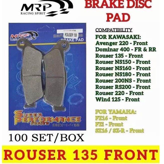Front brake pad rouser 135 ns150 ns200 rs200 dominar400 ns160 wind 125 ...