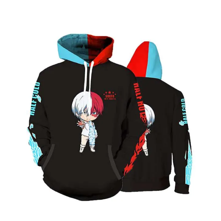 My Hero Academia Todoroki Shoto Cosplay Hoodie Jacket | Lazada PH