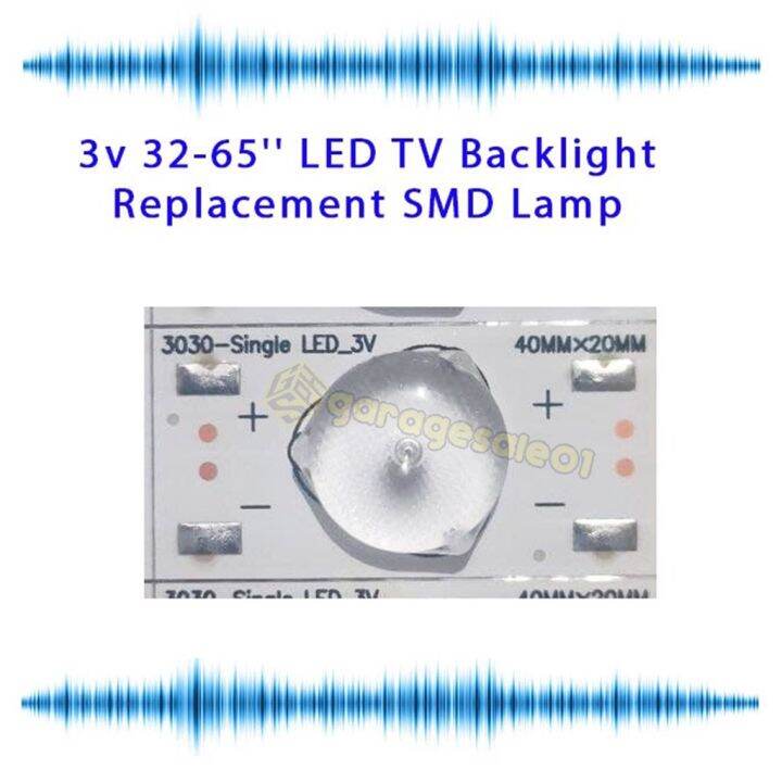 Single bead 3v 6v 32-65'' LED TV Backlight Replacement Round Factory ...