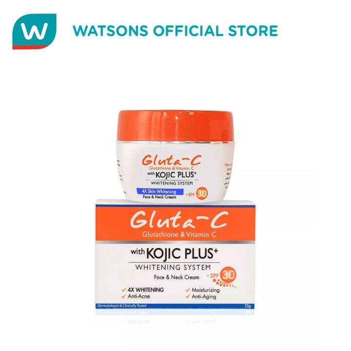 GLUTA C Plus Face and Neck with SPF 30 25g | Lazada PH
