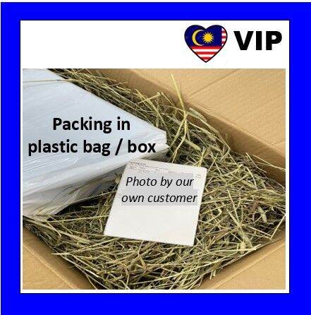 VIP Timothy / Alfalfa Hay & Chaff (Plastic/Box packing) in 500g 1kg 2kg ...