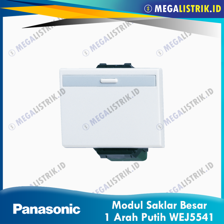 PANASONIC MODUL SAKLAR LEBAR 1 ARAH PUTIH WEJ5541 / SAKELAR SWITCH ...