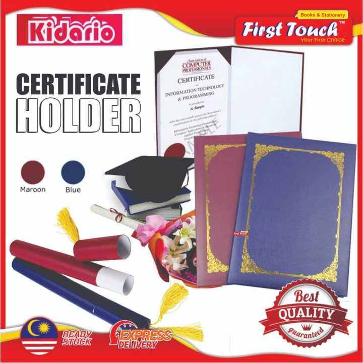 Certificate Holder Sijil Certificate Folder Hard cover Soft Cover for ...