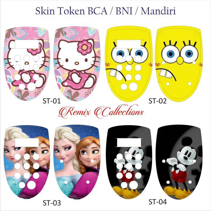Stiker /Garskin Token 1-20 (BCA, Mandiri) | Lazada Indonesia