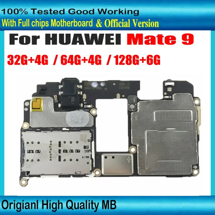 ทำงานเต็มรูปแบบปลดล็อกเมนบอร์ดสำหรับเหมาะสำหรับ Huawei Mate9 Mate 9เมนบอร์ด32Gb 64Gb 128Gb Logic ...