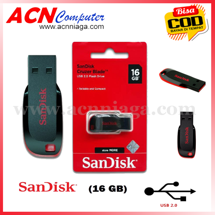 SanDisk cruzer blade 16GB | Lazada Indonesia