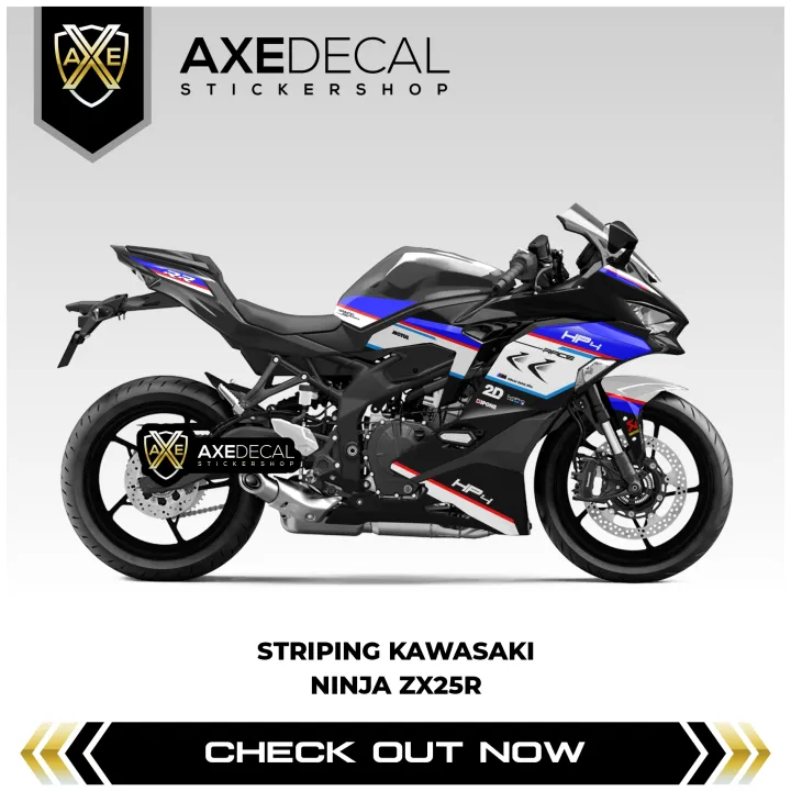 Striping Ninja ZX25R Livery HP 4 / Stiker Motor Kawasaki ZX 25 R ...