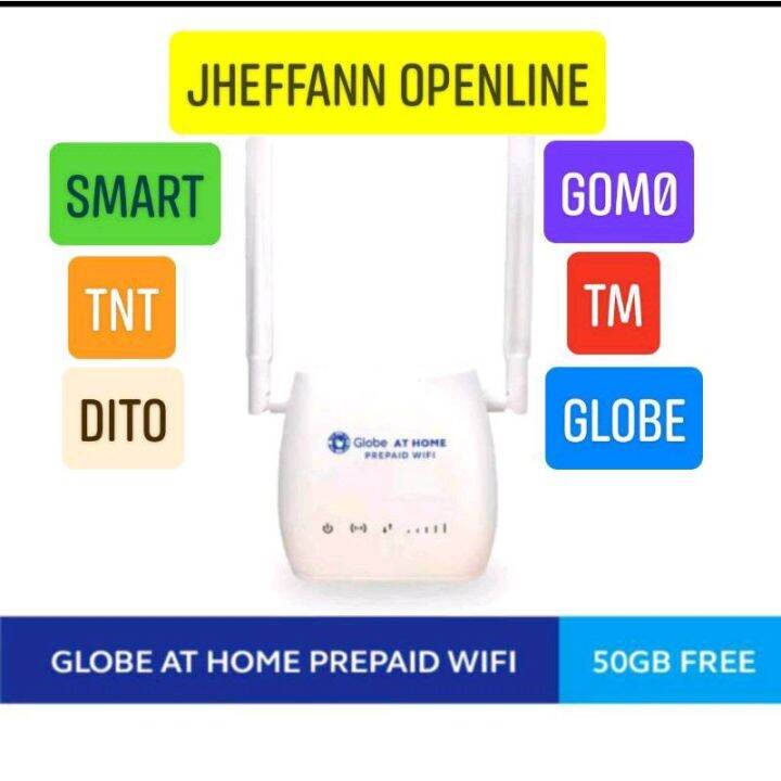 【COD】 Globe at Home Prepaid WIFI OPENLINE Model S10G Free 50GB | Lazada PH