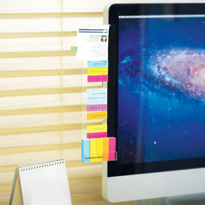 【in stock】Self-adhesive Acrylic Computer Monitor Display Screen Message ...