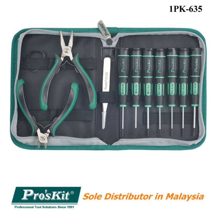 Pro'sKit 1PK-635 Precision Electronic Tool Kit | Lazada