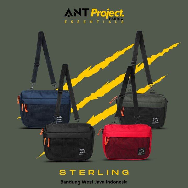 HOT★Ant PROJECT - Sling Bag STERLING Black - Sacoche Bag | Lazada PH