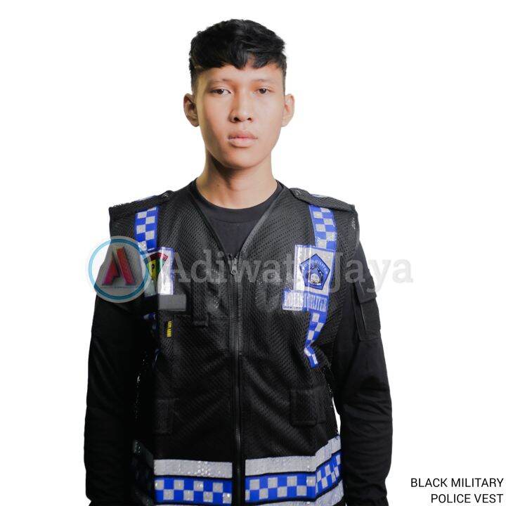 Rompi Polisi Militer Hitam / Military Police Vest | Lazada Indonesia
