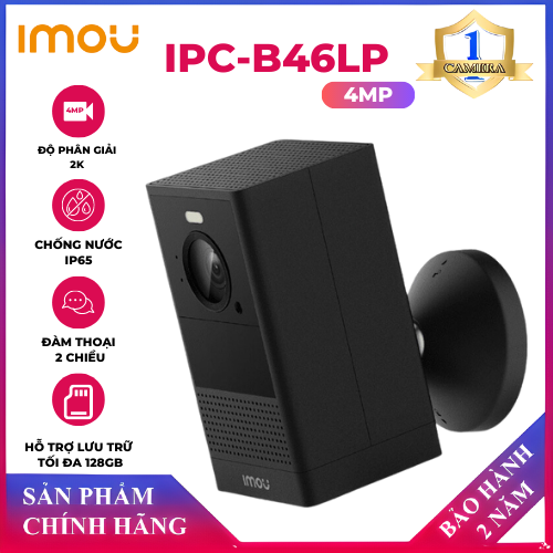 [CHÍNH HÃNG + HOÀN TIỀN] CAMERA WIFI DÙNG PIN FULL COLOR 4MP IMOU IPC ...