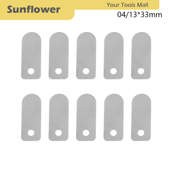 Sun 10pcs air compressor Valve Plates Aluminum Sheet Silver For Air ...