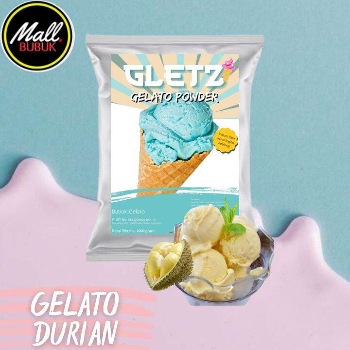 GELATO DURIAN 1Kg I Bubuk GELATO DURIAN I GELATO POWDER 1Kg | Lazada ...