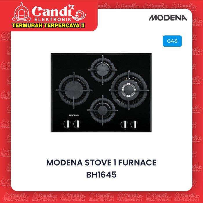 MODENA STOVE 4 FURNACE - KOMPOR GAS HOB 4 TUNGKU BH1645 / BH 1645 ...