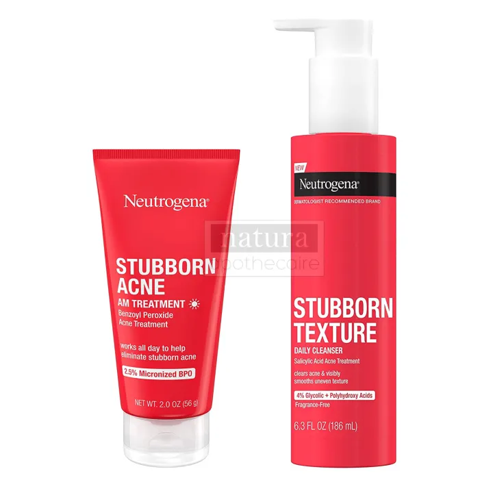 Neutrogena, Stubborn Acne AM Treatment with 2.5% Benzoyl Peroxide ...
