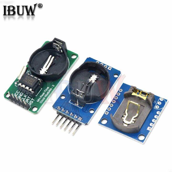 DS3231 AT24C32โมดูลไอไอซี DS1302แม่นยำหน่วยความจำ DS1307โมดูลนาฬิกาโมดูลมินิโมดูลแบบเรียลไทม์3 ...