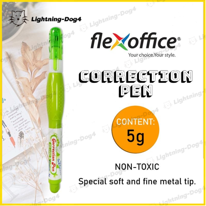 Flexoffice FO-CP07 5g Correction Pen Eraser Fluid Pen Quick Dry ...