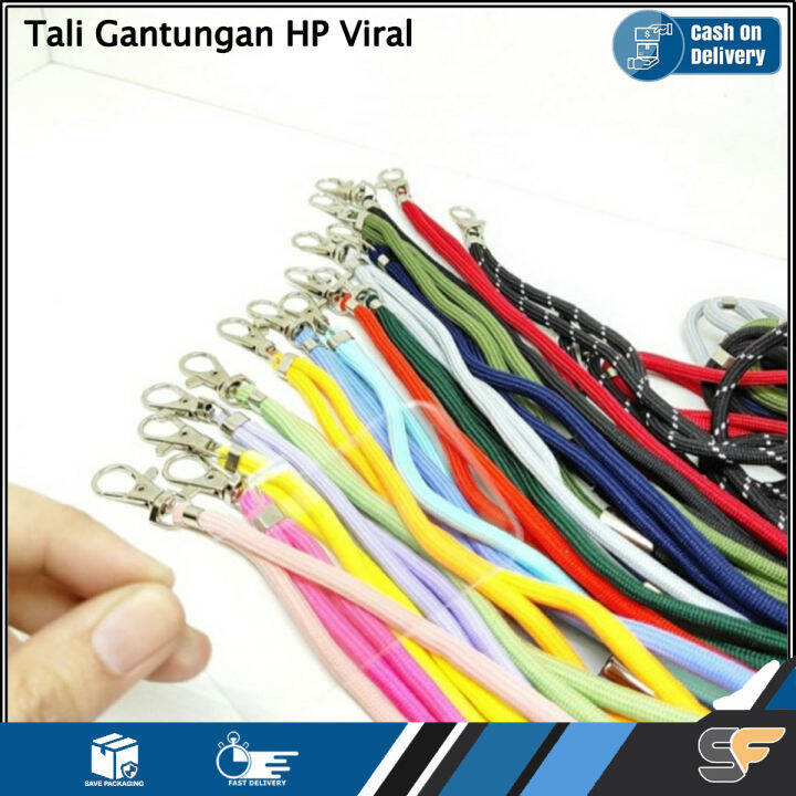 Tali Gantungan HP Viral Tali Gantungan Hp Sling Kalung Leher Strap Buat ...